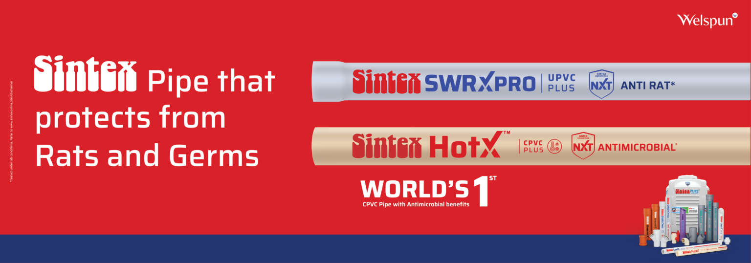 Sintex Plumbing Pipes & Fittings - cpvc, hdpe, upvc & pvc pipes